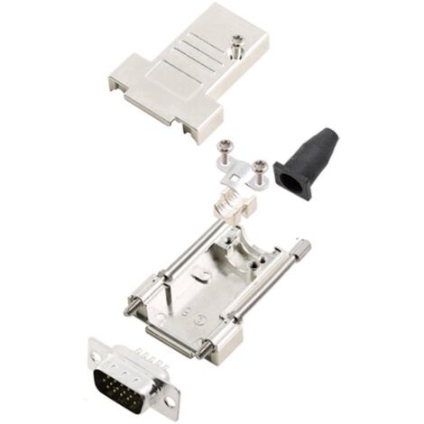 Kit embase SUB-D mâle Nombre de pôles: 15 encitech DTSL09-T-JSRG+HDP15-K 6355-0041-01 180 ° fût ...