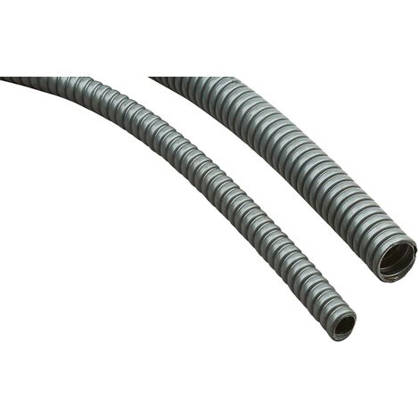 Helukabel 94893 SPR-PVC-AS Gaine de protection métallique gris 15.00 mm ...