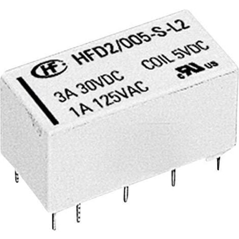 Hongfa HFD2/012-S-L2-D Relais pour circuits imprimés 12 V/DC 3 A 2 inverseurs (RT) 1 pc(s) X50392