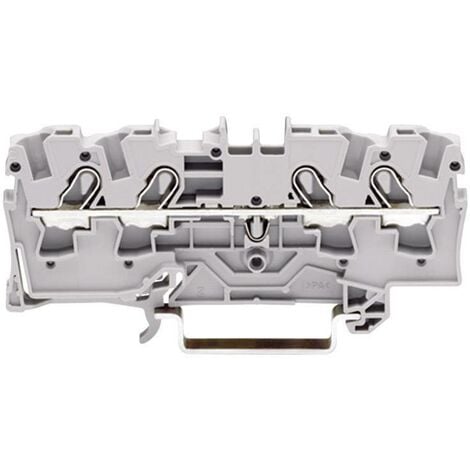 Borne pour conducteur de protection WAGO 2004-1407 6.20 mm ressort de ...