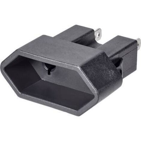 Weltron Prise Euro plastique 250 V noir D26153