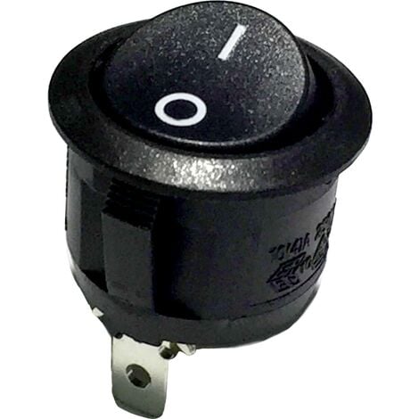 TRU COMPONENTS 700185 Interrupteur à bascule R13-112A B/B 0-I 250 V/AC 6 A 1 x Off/On à ...
