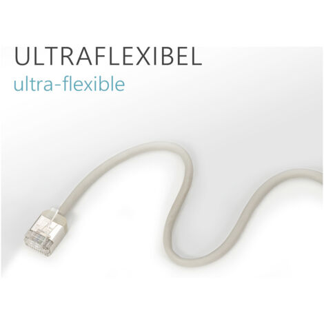 Maxtrack TI54-0,5L RJ45 Câble réseau, câble patch CAT 8.1 U/FTP 0.5 m ...