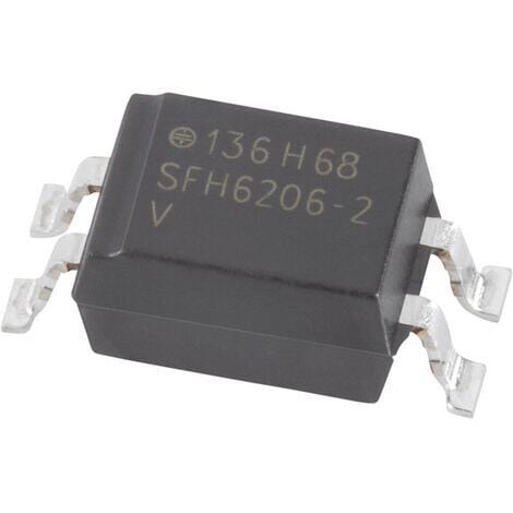 Vishay Optocoupleur - Phototransistor SFH6206-2 CMS-4 Transistor AC, DC Q32040