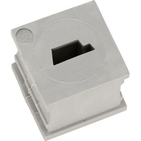 Passe-câbles Icotek QT ASI 1 42573 Elastomère gris 1 pc(s) W96694