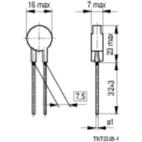 Thermistance NTC TDK B57238S100M S238 10 Ω 1 pc(s) S77802