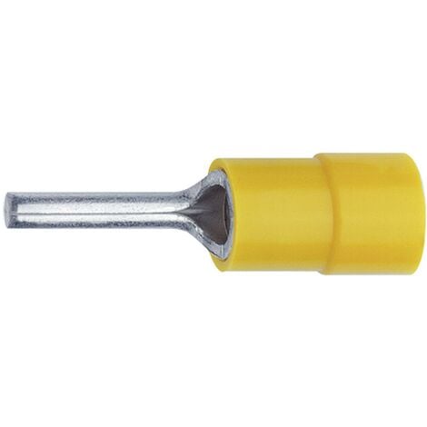 Cosse à embout Klauke 715 6 mm² partiellement isolé jaune 1 pc(s) D24497