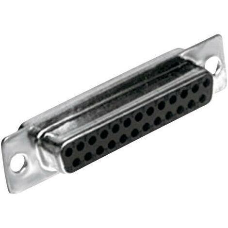 Embase SUB-D femelle 15 pôles MH Connectors 2101-0180-12 180 ° fût à ...