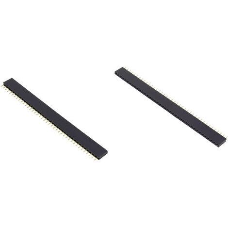 Connfly Barrette femelle (standard) Nbr de rangées: 1 Nombre de pôles par rangée: 20 DS1023 ...