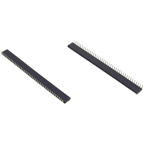 Connfly Barrette femelle (standard) Nbr de rangées: 1 Nombre de pôles par rangée: 5 DS1024-15R2 ...