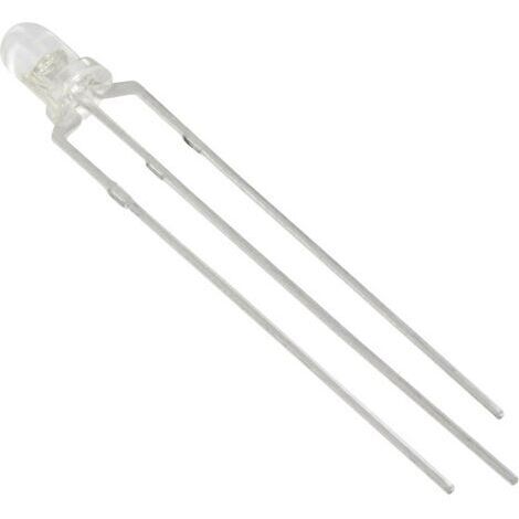 HuiYuan 3009Y1G3C-DSC LED jaune, vert rond 3 mm 2200 mcd, 2650 mcd 35 ...