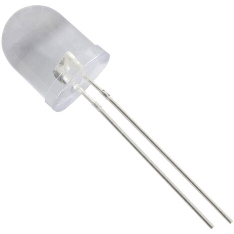 TRU COMPONENTS 1573762 LED blanc rond 10 mm 2800 mcd 25 ° 20 mA 3.1 V ...