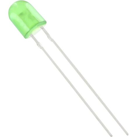 TRU COMPONENTS 1577495 LED vert ovale 5 mm 1750 mcd 110 °, 50 ° 20 mA ...