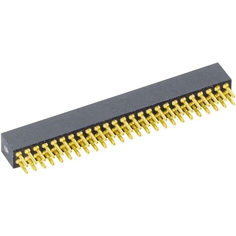 TRU COMPONENTS Barrette femelle (standard) Nbr de rangées: 2 Nombre de pôles par rangée: 25 ...