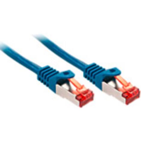 LINDY 47353 RJ45 Câble réseau, câble patch CAT 6 S/FTP 1.50 m bleu 1 pc ...
