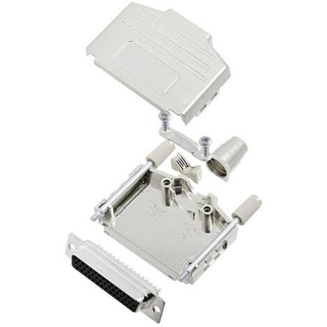 TRU COMPONENTS TCDPPK25MHDS44K 7709620 Kit embase SUB-D femelle 180 ° Nombre de pôles: 44 fût à ...