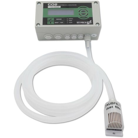 Schabus GX-D500P Détecteur de dioxyde de carbone avec capteur interne sur secteur Gaz détecté ...