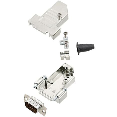 encitech DTSL09-SJSRG-S-DMP-K 6355-0091-21 Kit embase SUB-D mâle 45 ° Nombre de pôles: 9 fût à ...