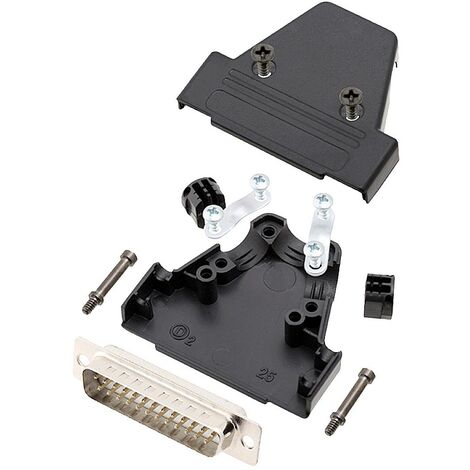 encitech TRI-P-25-DBP-W-K 6355-8036-03 Kit embase SUB-D mâle 180 ° Nombre de pôles: 25 fût à ...