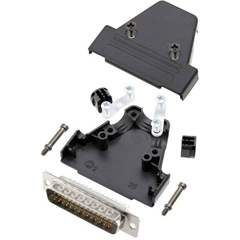 encitech TRI-P-25-HDP44-W-K 6355-8068-03 Kit embase SUB-D mâle 180 ° Nombre de pôles: 44 fût à ...