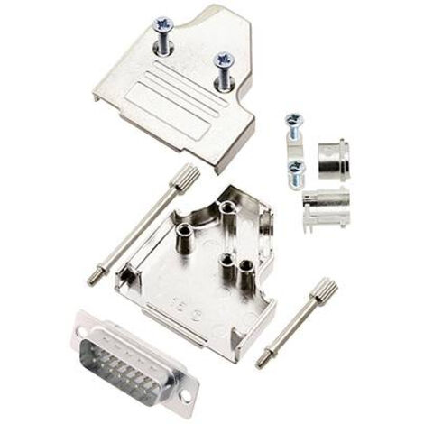 encitech MHDM35-15-DMP-W-K 6355-8008-02 Kit embase SUB-D mâle 35 ° Nombre de pôles: 15 fût à ...