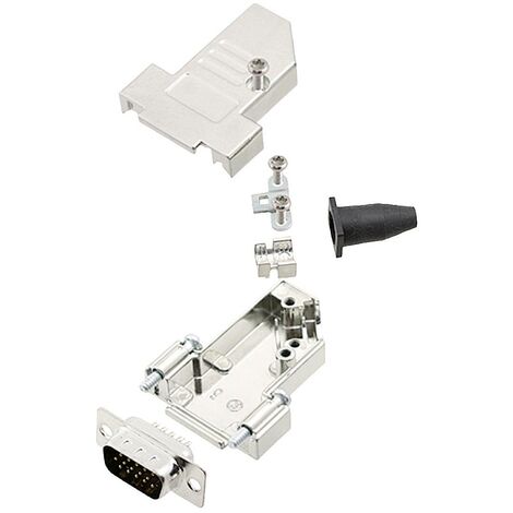 encitech DTSL09-SJSRG-S-HDP15-K 6355-0092-01 Kit embase SUB-D mâle 45 ° Nombre de pôles: 15 fût ...