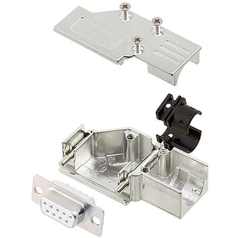 encitech DCMR09-FK-DMS-W-K 6355-8065-31 Kit embase SUB-D femelle 90 ° Nombre de pôles: 9 fût à ...