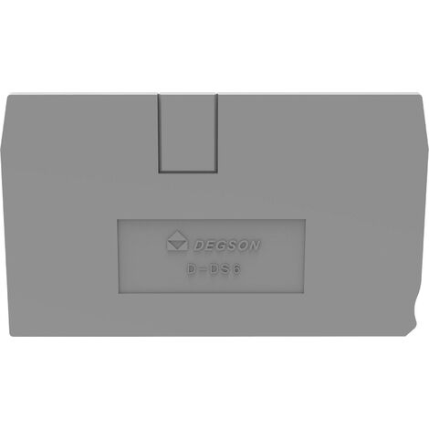 Degson D-DS6-01P-11-00A(H) Plaque d'extrémité et intermédiaire gris 1 pc(s) Q235022