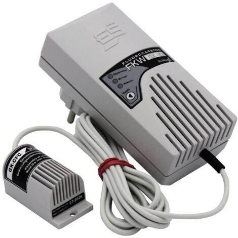 Schabus GX-K2 FKW Détecteur de gaz avec capteur externe sur prise Gaz détecté hydrofluorocarbure ...