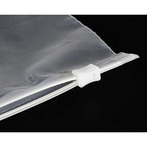 Sachet zip sans bande de marquage (L x l) 220 mm x 120 mm transparent ...
