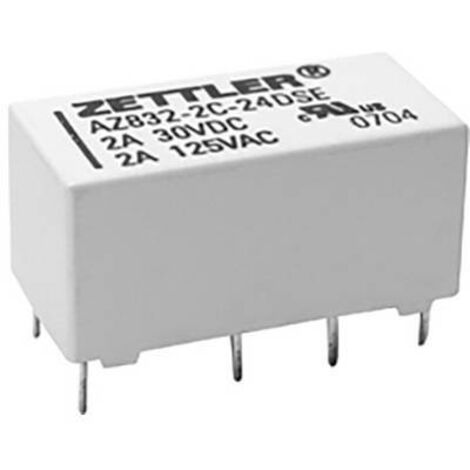 Zettler Electronics AZ832-2C-24DE Relais pour circuits imprimés 24 V/DC ...