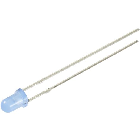 TRU COMPONENTS LED bleu rond 3 mm 750 mcd 30 ° 12 mA 5 V X240382