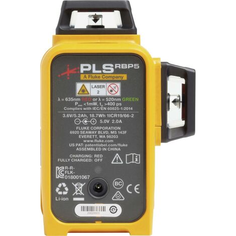 Fluke PLS 3X360G Z TOOL Laser à lignes Portée (max.): 50 m