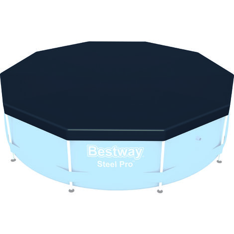 Bestway Flowclear Abdeckplane rund 305cm für Frame Pool und Fast Set Pool