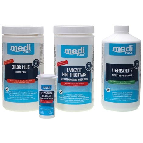 mediPool - Starter Set - Chlor (mit Chlor PLUS) 3,1 kg