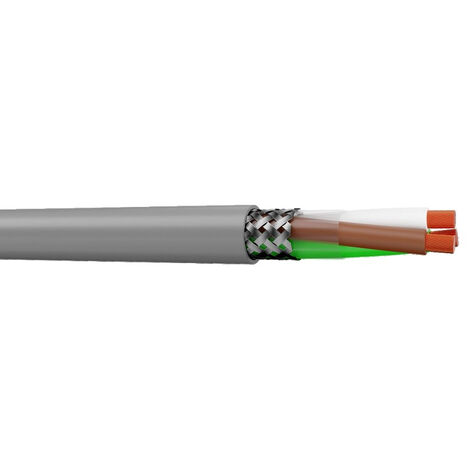 Cable blindés 500V LIYCY 3X0.34 mm² à la coupe (minimum 10m)