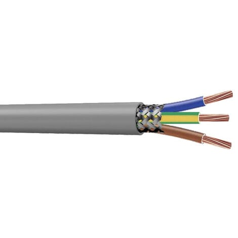 Cable blindés 1000V LIYCY 3G2.5 mm² à la coupe (minimum 10m)