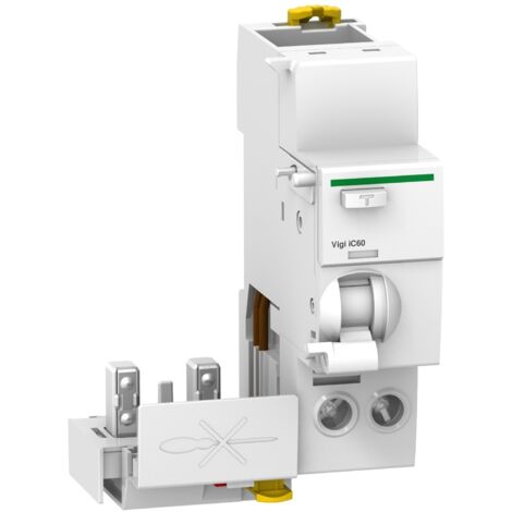 Bloc Vigi modulaire bipolaire Schneider Acti9 Vigi iC60 25A / 300mA type AC