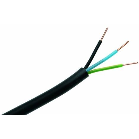 Câble électrique RO2V 3G1.5 pour rénovation circuit électrique de 50m ...