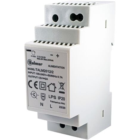 Alimentation courant continu 220V AC / 12V DC 24W