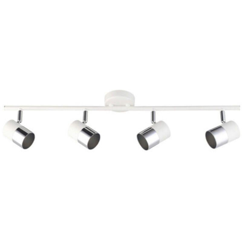 Halogen wall lamp with 4 spotlights model Moon EDM - 50W - GU10 - White ...
