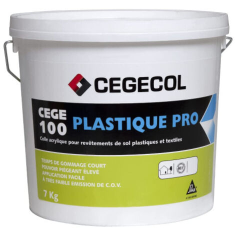 CEGECOL Acrylic Glue for Plastic and Textile Flooring Cege 100 Plastic ...