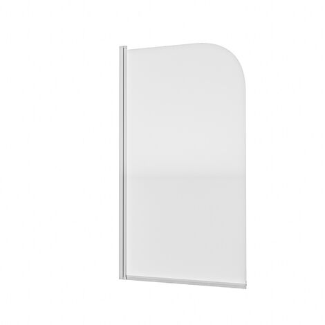 Denver 800 mm Frameless Curved Bath Shower Screen Door