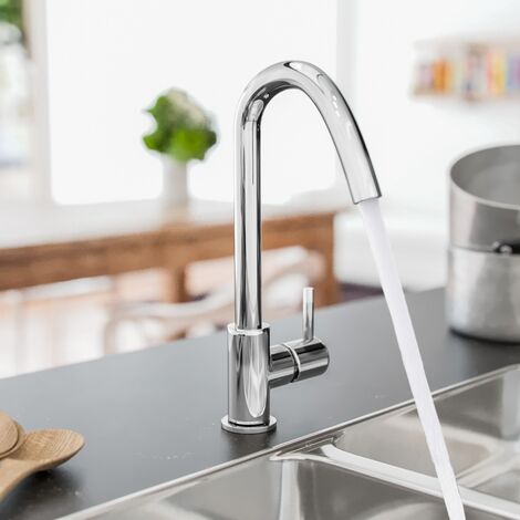 Single Lever Kitchen Mono Mixer Tap Chrome