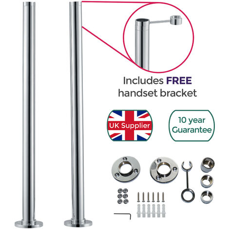 Bathroom Freestanding Bath Tap Legs Chrome