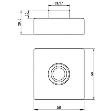Easy Fast Fit Fixing kit for Exposed Thermostatic Shower Mixer Bar ...