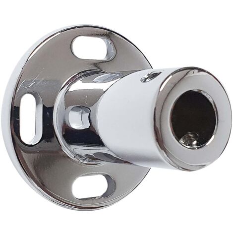 Round Replacement Wall Mounted Bracket Support for Shower Rails