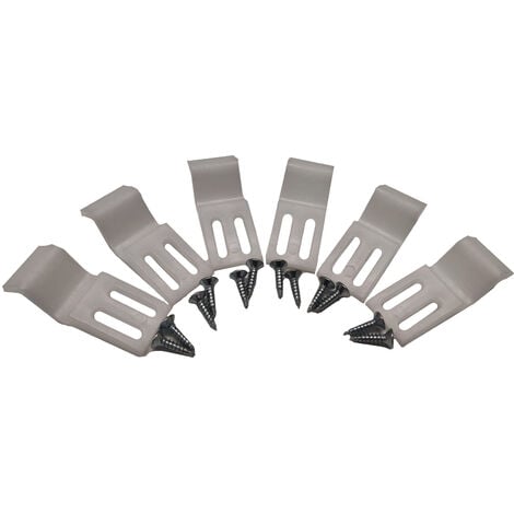 Modern Bathroom Accessories Bath Panel Clips x 6 and Screws