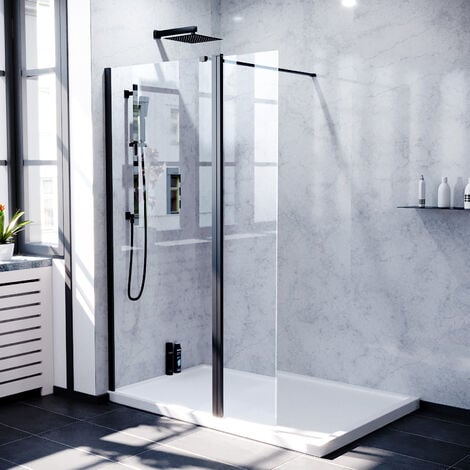 Samoa Glass Screen Flipper Return Panel for Walk-in Shower Enclosure ...