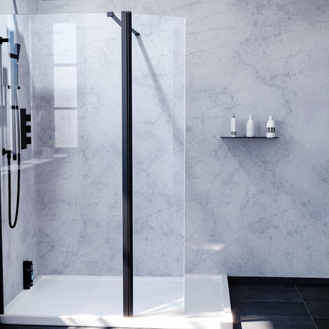 Samoa Glass Screen Flipper Return Panel for Walk-in Shower Enclosure ...